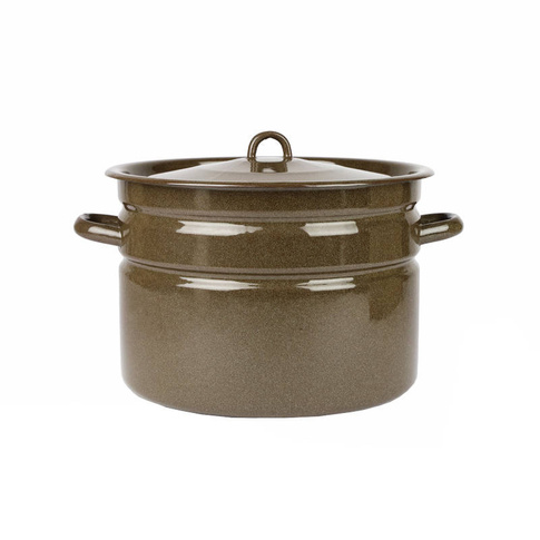 Topf Emaille Email Traditionell 16L Kochtopf + Deckel 32cm Gastrotopf ...